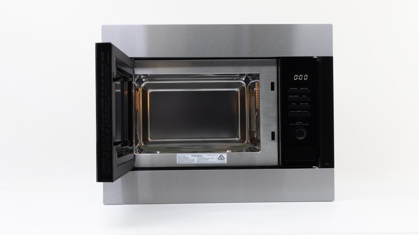 Westinghouse 25L built-in microwave, stainless steel WMB2522SC Review ...