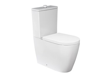 Posh Solus Square Close Coupled Toilet Suite S Trap with Soft Close ...