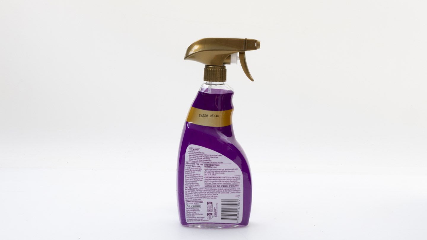Woolworths Clean Ultimate Oxy Action Pre-Wash Stain Remover Review ...