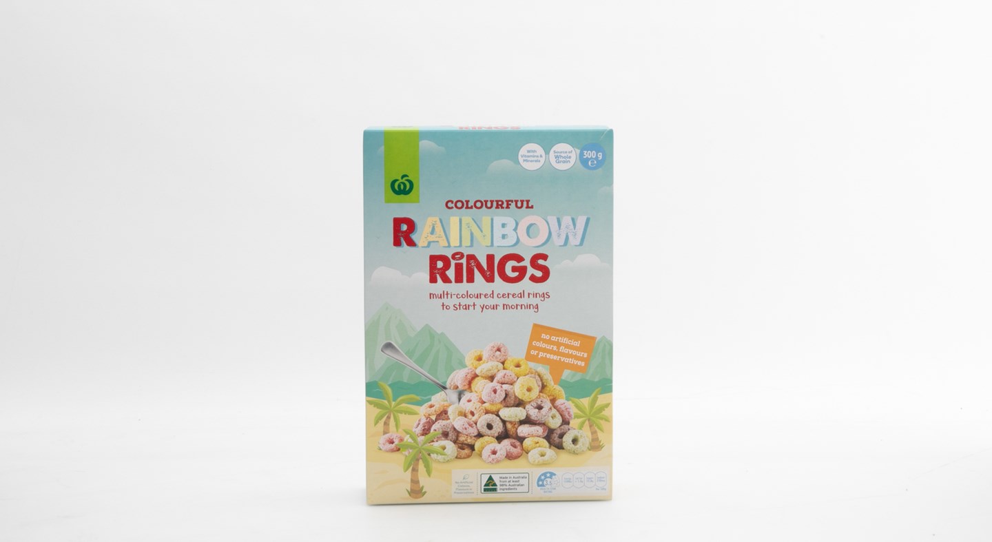 Woolworths Colourful Rainbow Rings Review | Breakfast cereals ...