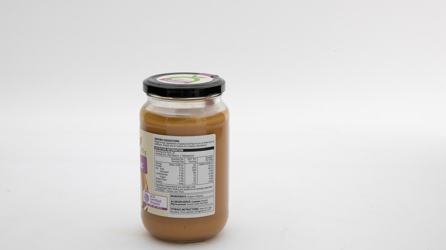 Woolworths Macro Certified Organic Peanut Butter Smooth Review | Peanut ...
