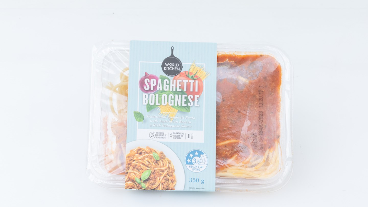 Coles Kitchen Italian Inspired Spaghetti Bolognese Review | Supermarket ...